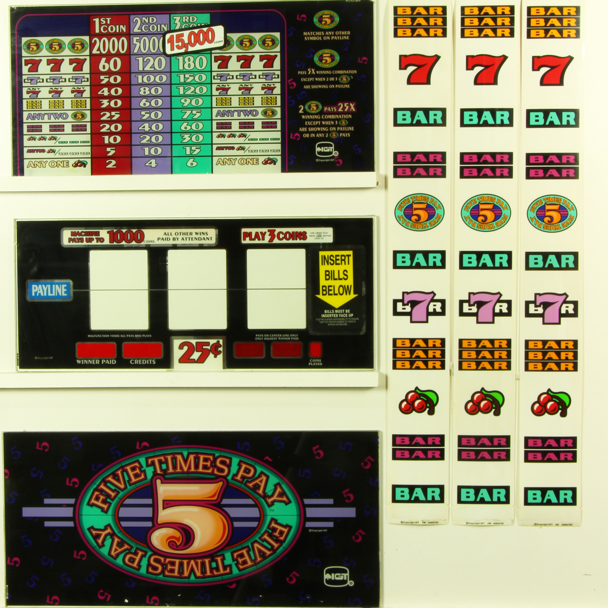 Spin, Inc. - Quality gaming machines & equipment.-Glass Kit IGT S2000 ...